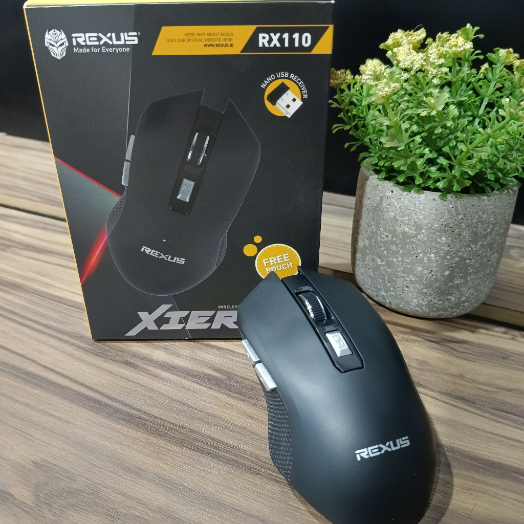 Jual MOUSE WIRELESS REXUS XIERRA RX-110 | Shopee Indonesia
