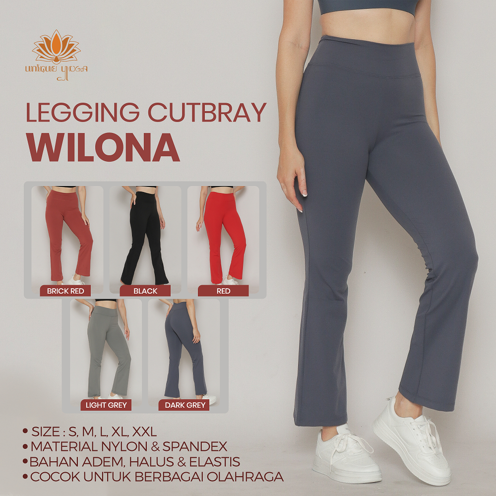 Jual Legging Cutbray Basic Colour / Celana Cutbray Polos Olahraga Senam ...