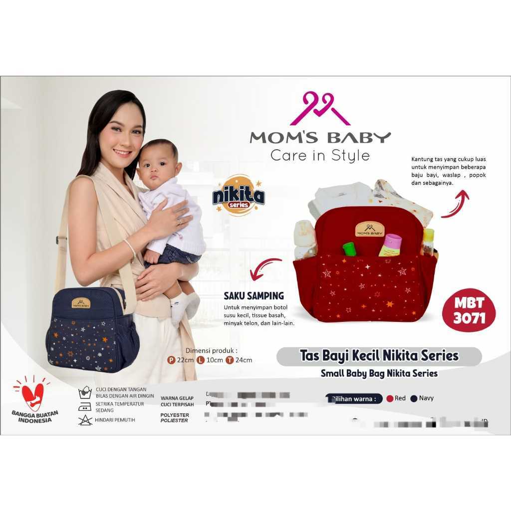 Jual Tas Bayi Kecil Moms Baby Nikita MBT3071 / Mom's Baby Tas Bayi ...