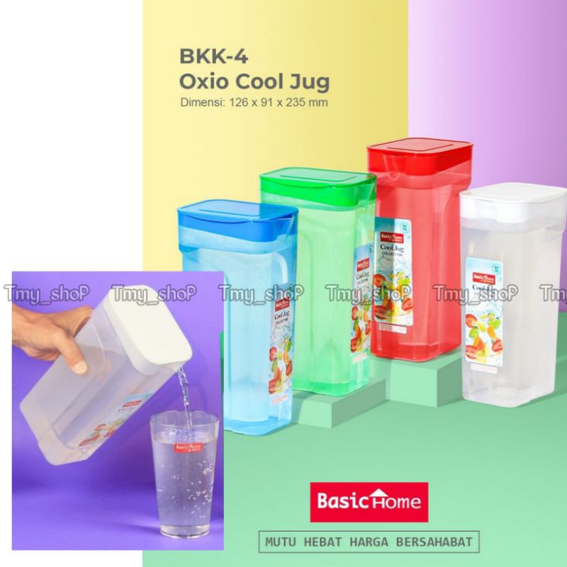 Jual OXIO COOL JUG 1,5 L] Botol air minum jumbo kulkas basic home member lion star | cool bottle ...