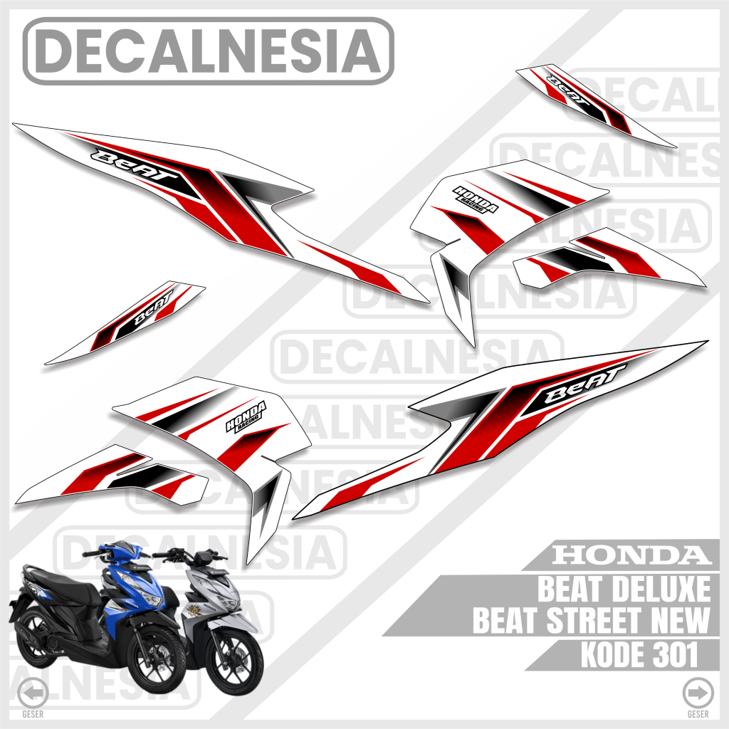 Jual Striping Stiker Motor Beat Deluxe 2021 2022 2023 2024 CBS ISS ...