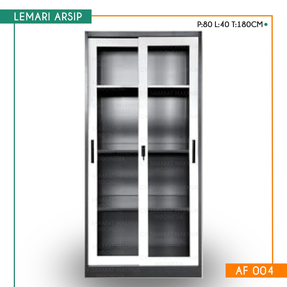 Jual LEMARI ARSIP FULL PLAT BESI SLIDING DOOR AF-004 / FILLING CABINET / LEMARI BUKU | Shopee ...