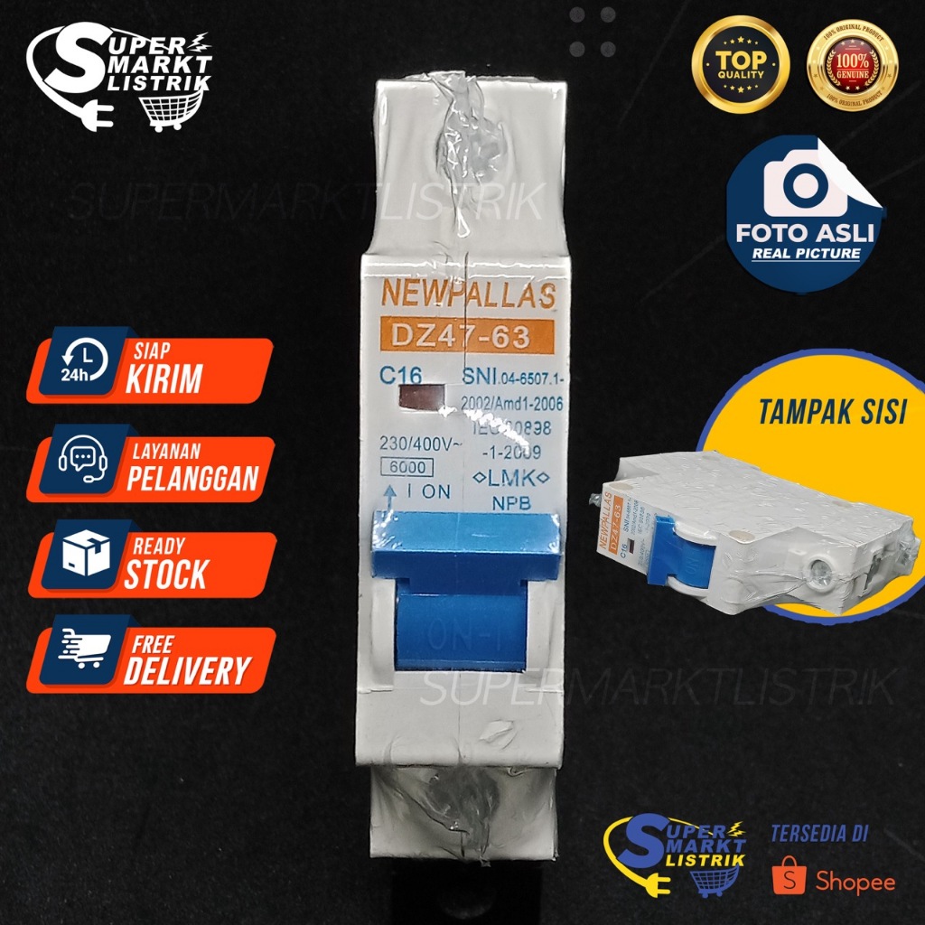 Jual MCB C16 16A NEW PALLAS | Shopee Indonesia