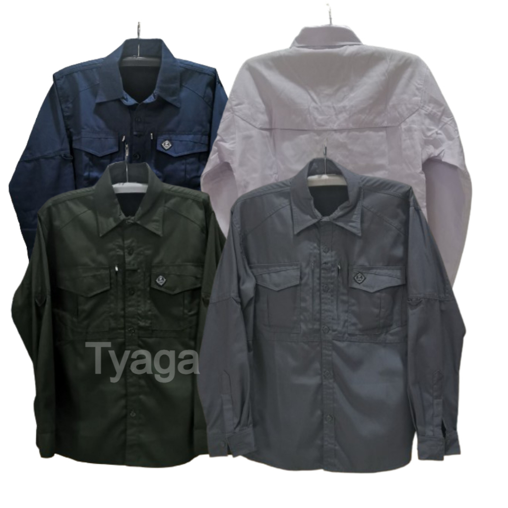 Jual Seragam Kemeja Tactical MTac Lapangan Lengan Panjang Ukuran Besar Jumbo Size | Shopee Indonesia