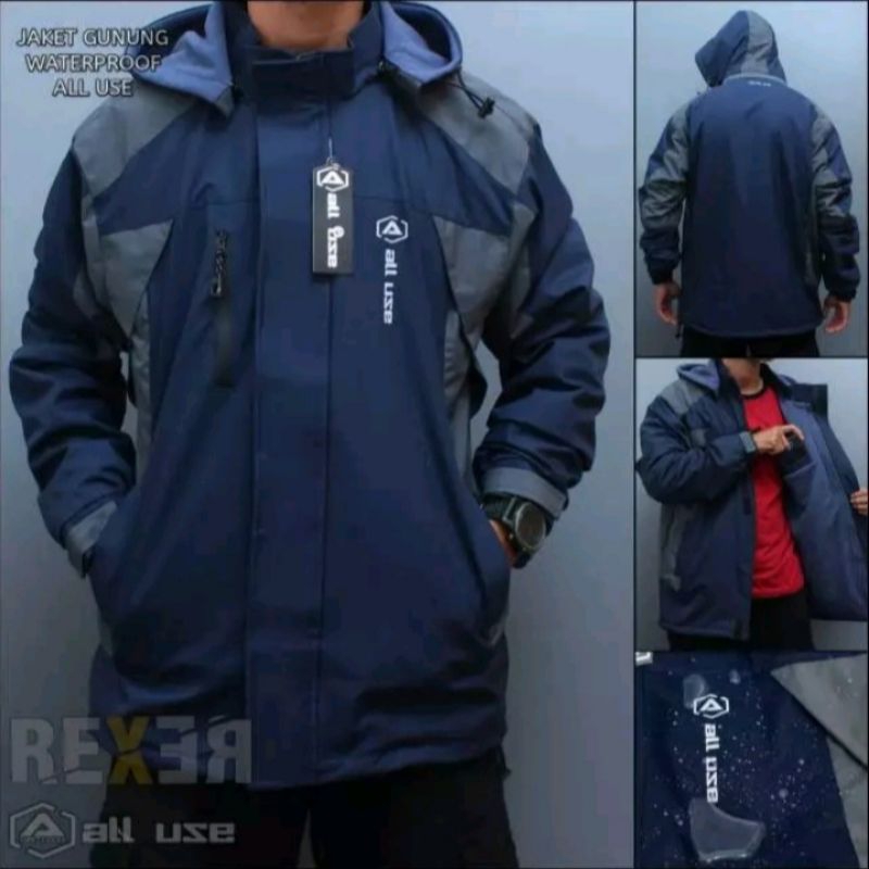 Jual Jaket Gunung Pria All Use Original Waterproof Dan Windrpoof Jaket ...