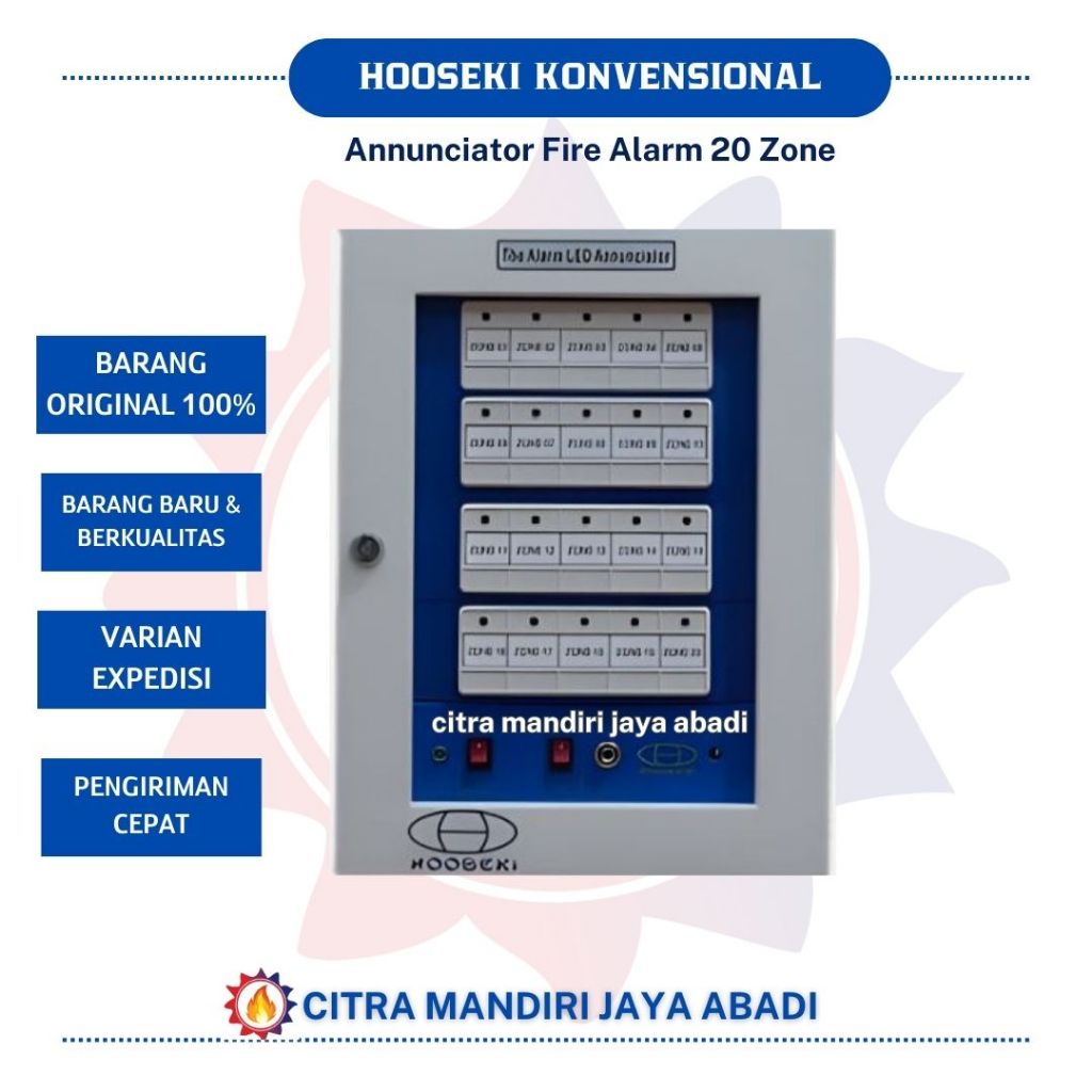 Jual Hooseki Annunciator Fire Alarm 20 Zone | Shopee Indonesia