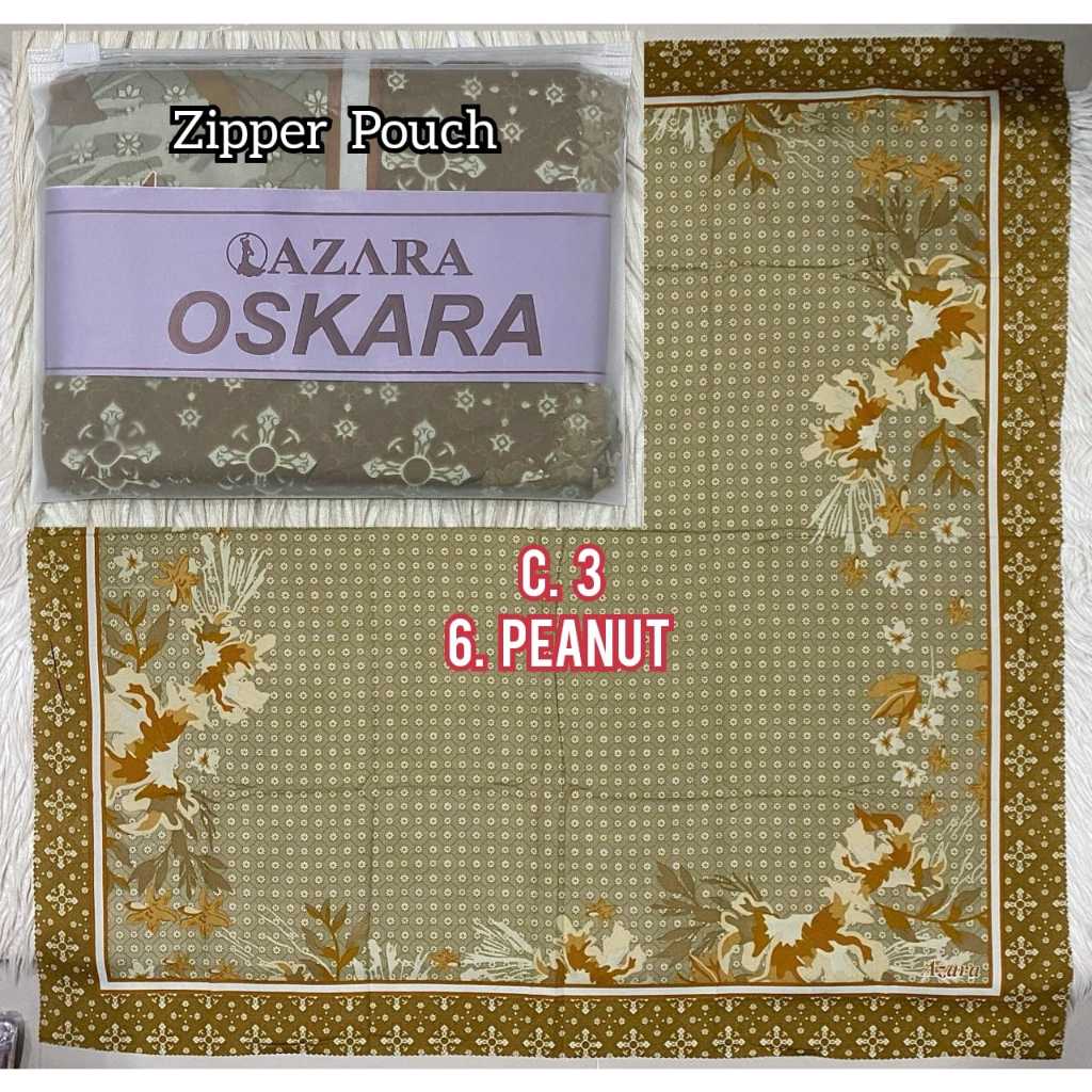 Jual [kemasan Pouch] Oskara Azara Seragaman Motif Pouch Deenay Voal