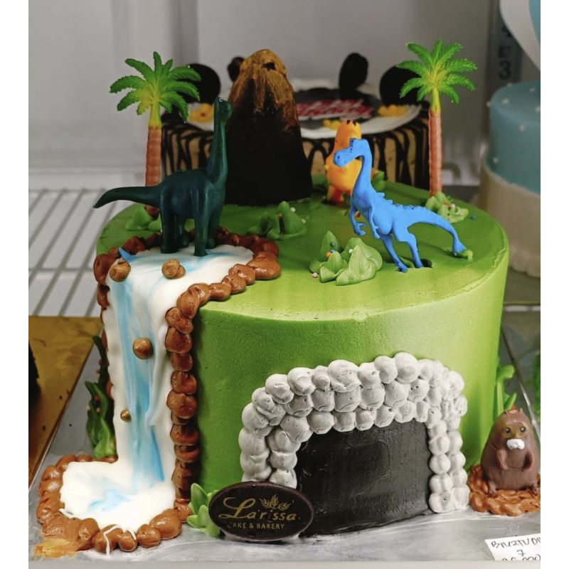 Jual Kue ulang tahun anak laki-laki karakter dinosaurus - cake ultah ...