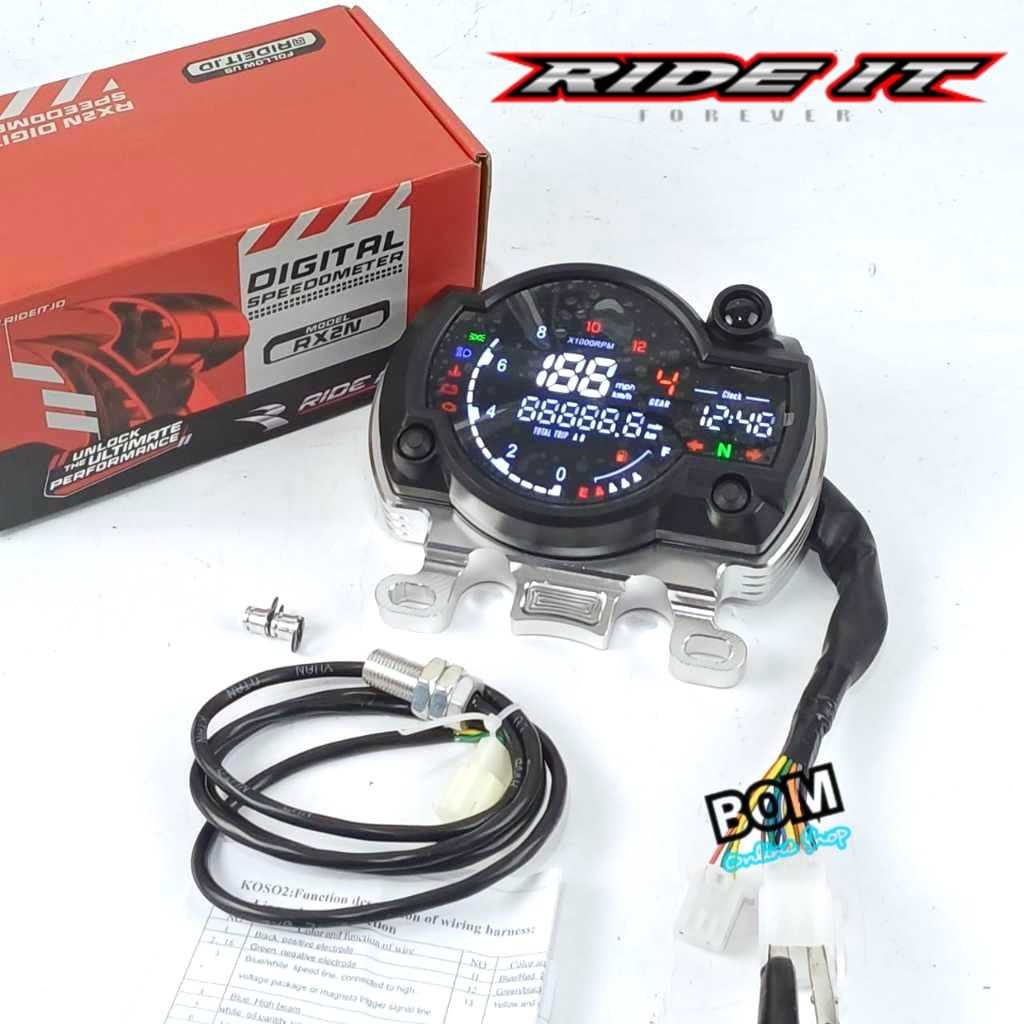 Jual SPIDO KOSO RX2 N RIDE IT SPEDO SPIDOMETER RX2N DIGITAL LED KOSO ...