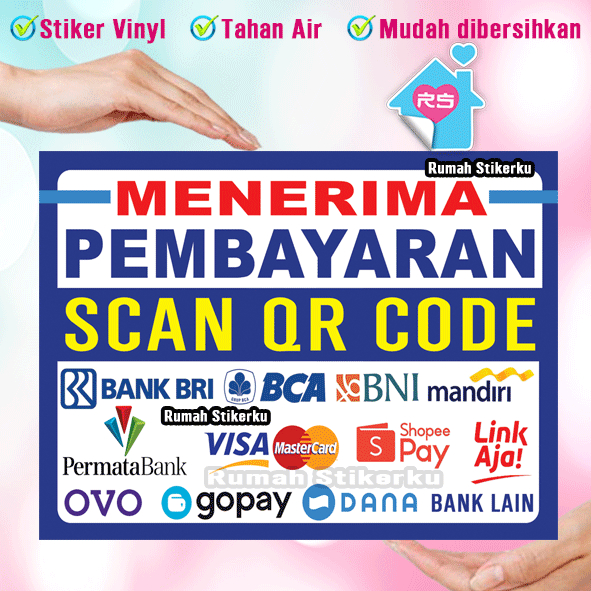 Jual Stiker SCAN QR | Shopee Indonesia