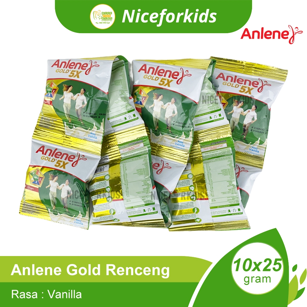 Jual Anlene Actifit Renceng isi 10 Sachet Susu Bubuk Tinggi Kalsium ...