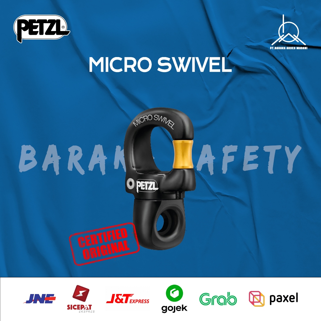 Jual PETZL MICRO SWIVEL Compact Gated Swivel for Professional ...