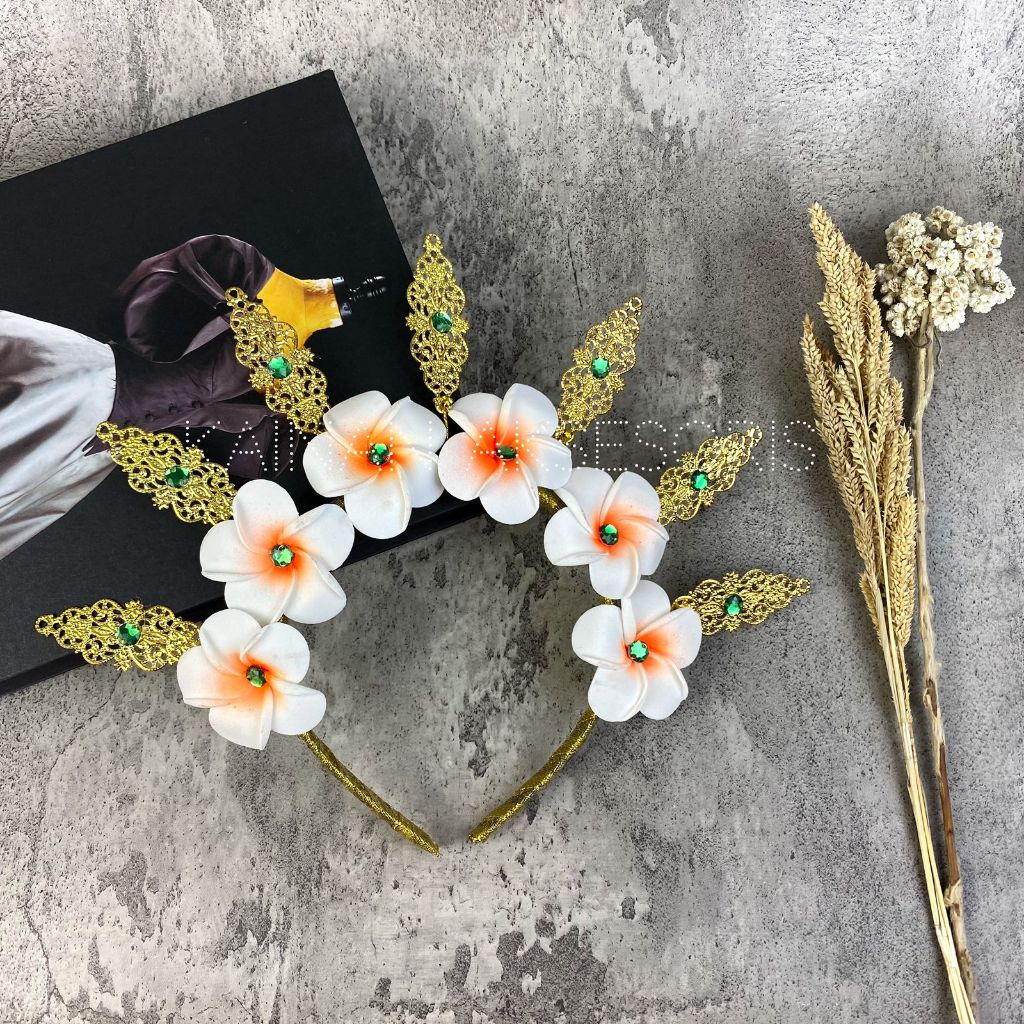 Jual Bando Putri Bali Cantik Bunga Kamboja Pesta Pentas Seni Tari ...
