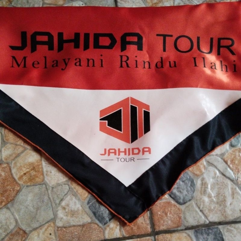 Jual slayer panitia syal haji umroh &tour Hikking mapala penanda ...