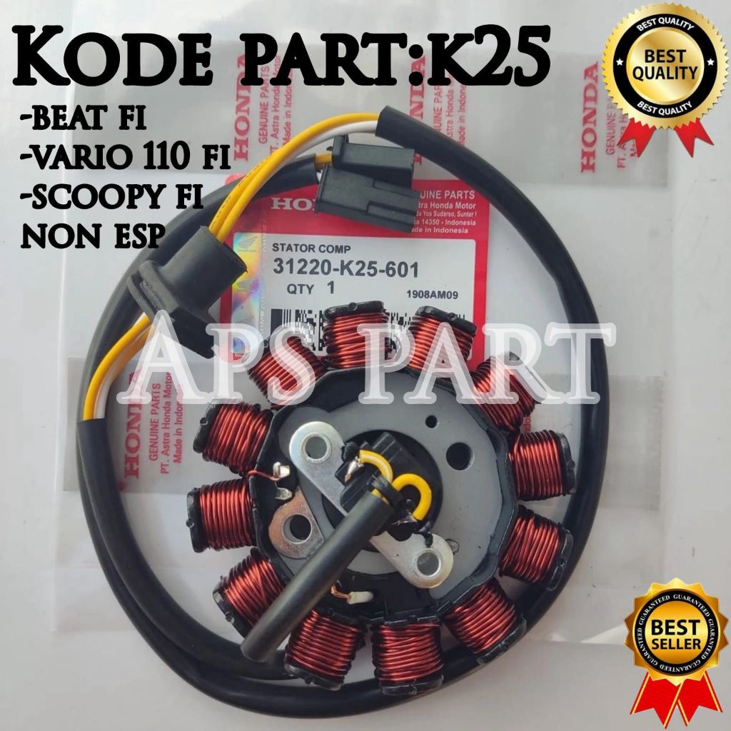 Jual APS PART__ Spul Spull Assy Set Fulser Honda Beat Fi Scoopy Fi K25 ...
