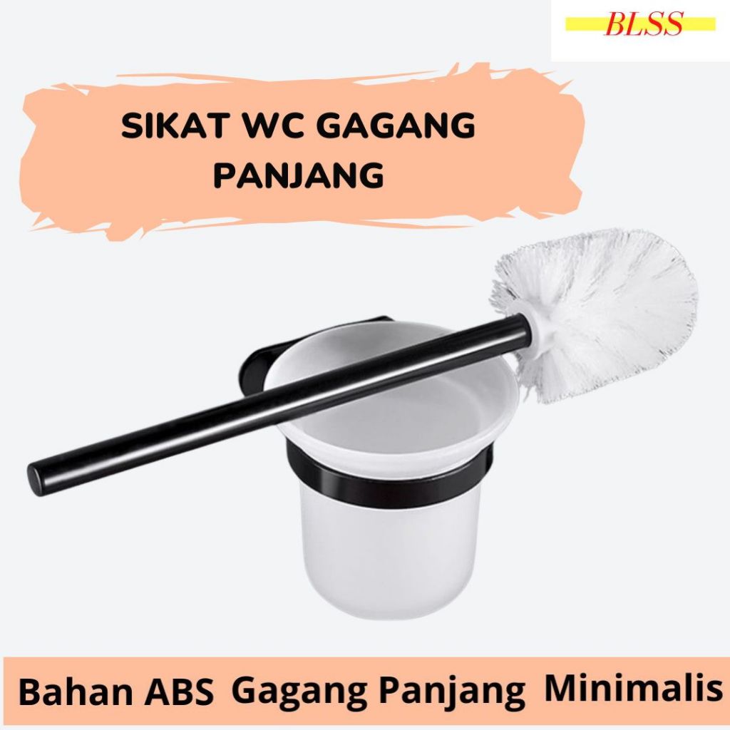 Jual Sikat WC Toilet Minimalis Hitam Aesthetic Premium Awet Kuat ...
