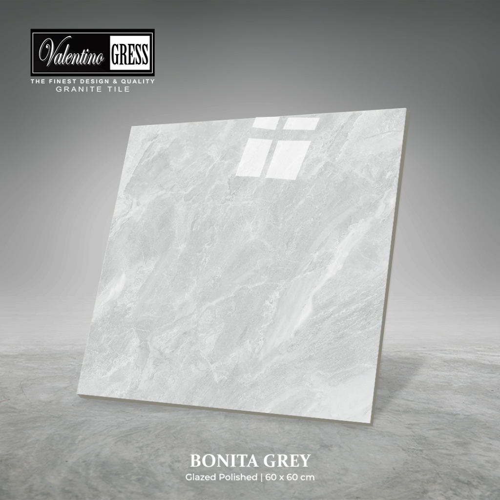 Jual GRANITE VALENTINO GRESS 60x60 CM - BONITA GREY | Shopee Indonesia