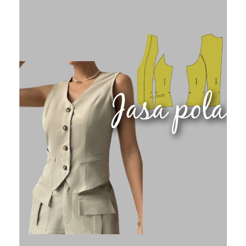 Jual pola instan rompi pola jiplaknrompi | Shopee Indonesia