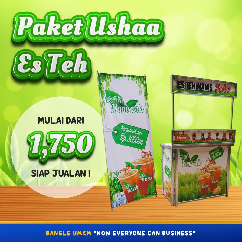Jual FRANCHISE / PAKET USAHA ES TEH LENGKAP SIAP JUALAN TERMURAH ES TEH ...