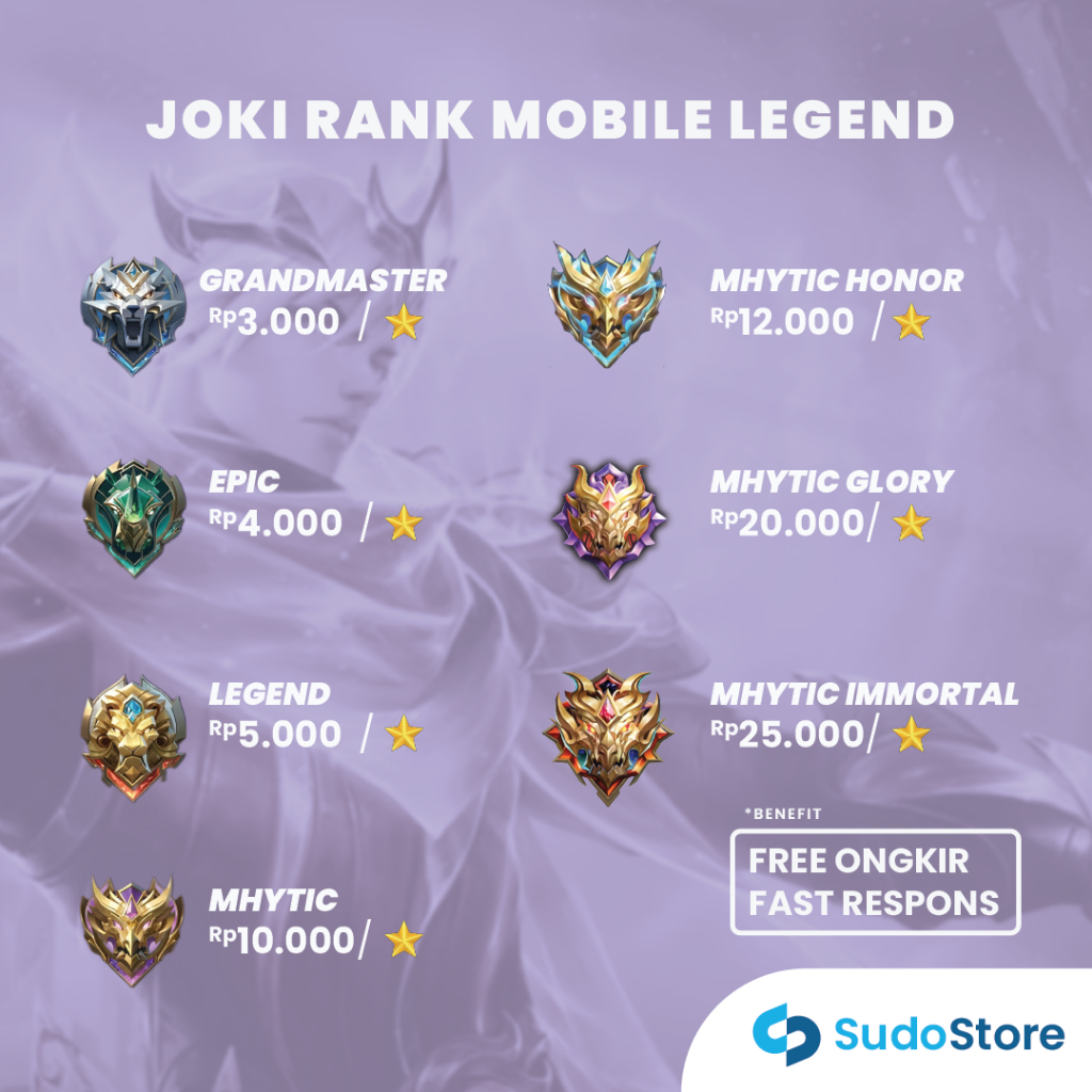 Jual ALAT JOKI Rank mobile legends | Shopee Indonesia