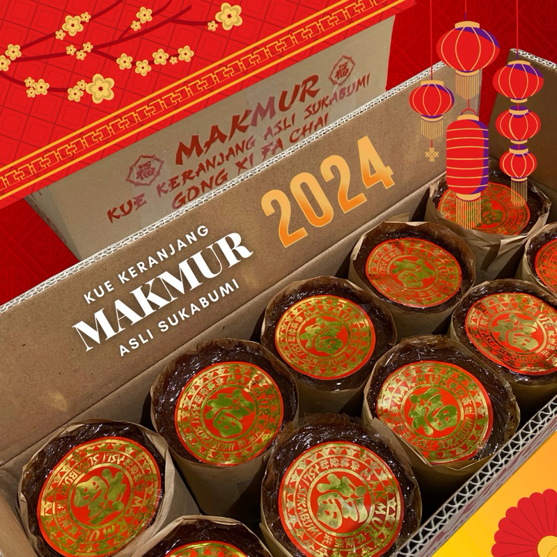 Jual Kue Keranjang Makmur Asli Sukabumi 500g (1pcs) | Tiam Phan Nian ...