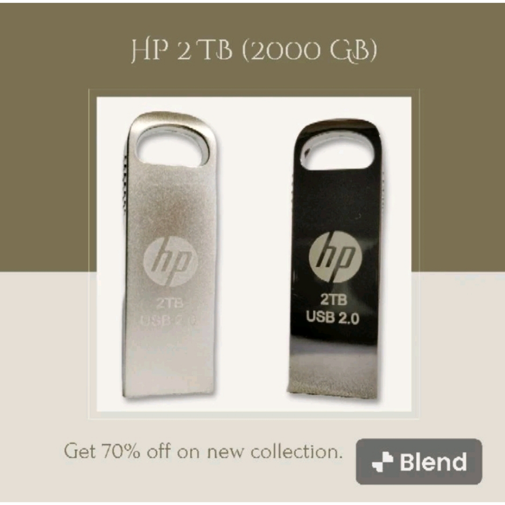 Jual FLASHDISK 2TB PENYIMPANAN DATA FLASH DISK 2 TB 2000 GB 2 TERA ...