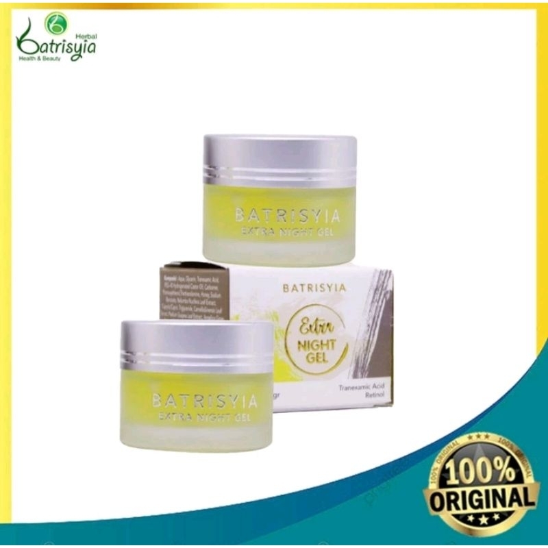 Jual Batrisyia Herbal Extra Night Gel | Shopee Indonesia