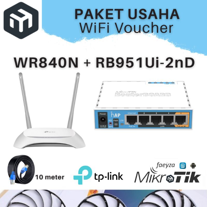 Jual MikroTik RB951Ui-2nD Full Setting Hotspot Voucher | Shopee Indonesia