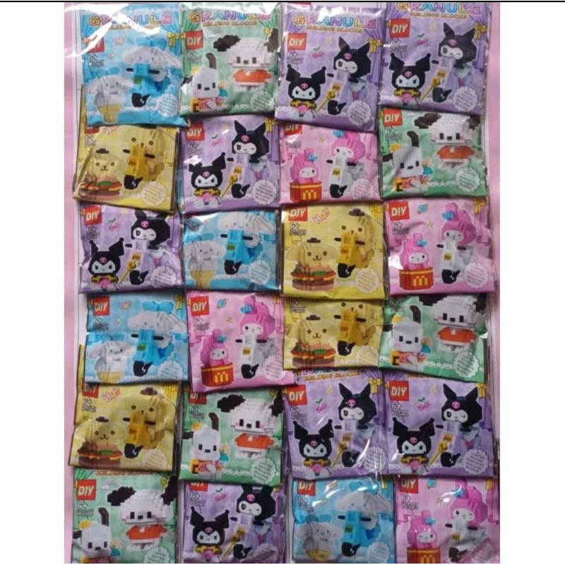 Jual Bricks Sanrio Lego Kuromi Cinnamoroll Melody Hello Kitty | Shopee ...