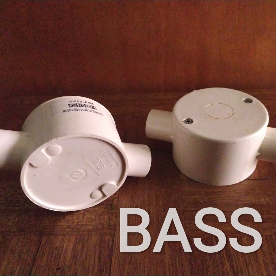 Jual 2 Way Through Box Tee Dos Conduit LESSO 20mm 1/2 T Dus Cabang 2 ...