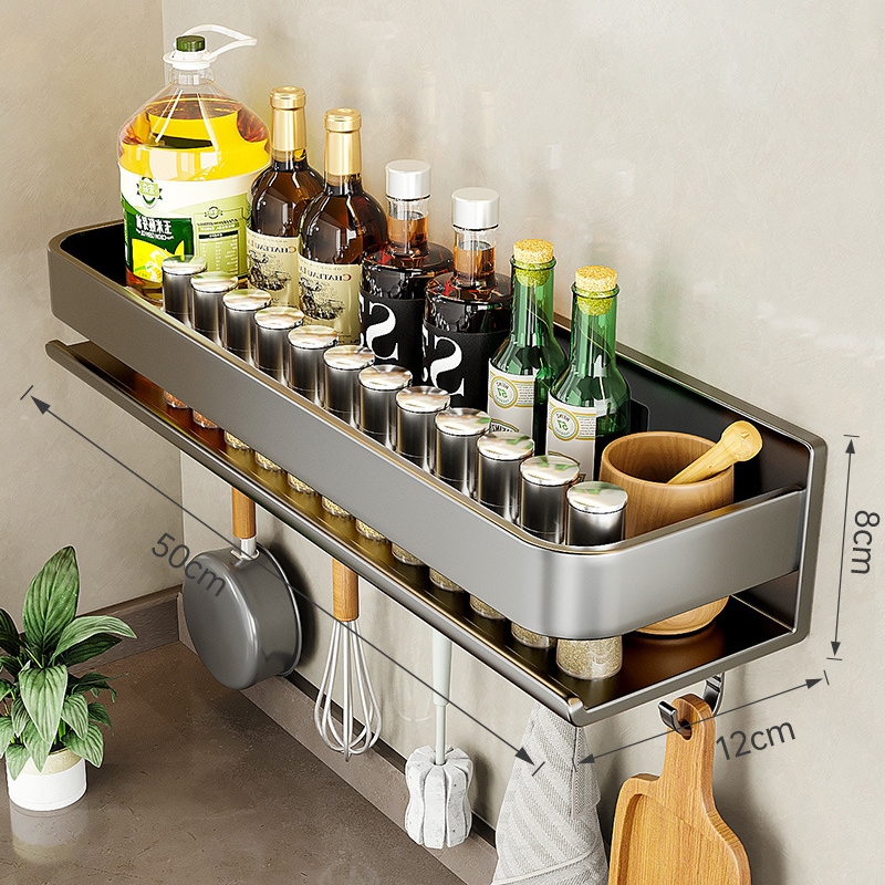 Jual Rak Bumbu Dapur Dinding Kitchen Rack Tempat Pisau Rak Gantung Rak ...