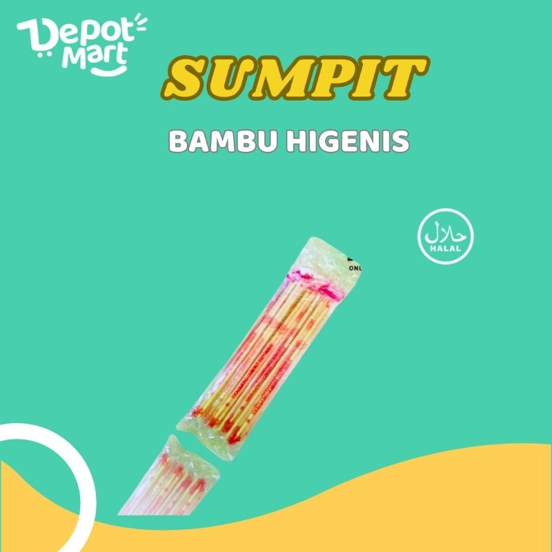 Jual Sumpit Bambu Murah Sekali Pakai isi 20 Pasang | Shopee Indonesia