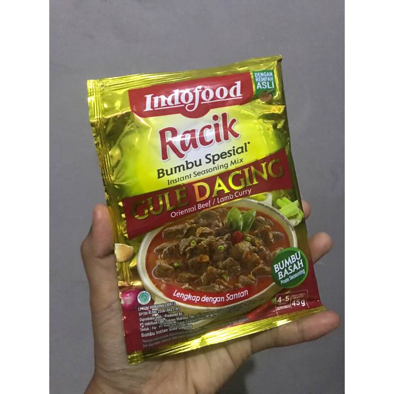 Jual RACIK BUMBU SPECIAL INDOFOOD KARE / RENDANG / GULAI / RAWON / GULE ...