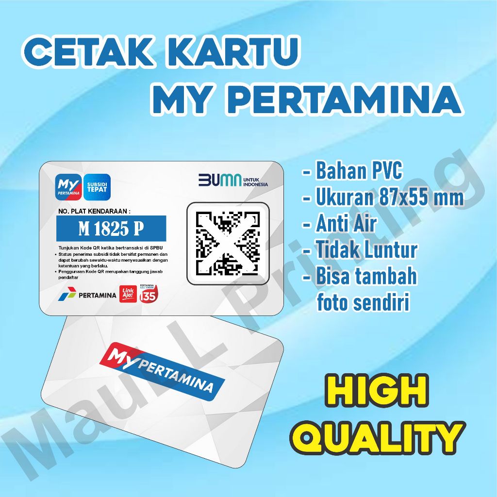 Jual Cetak Kartu My Pertamina / ID Card / dan Kartu Lainnya | Shopee Indonesia