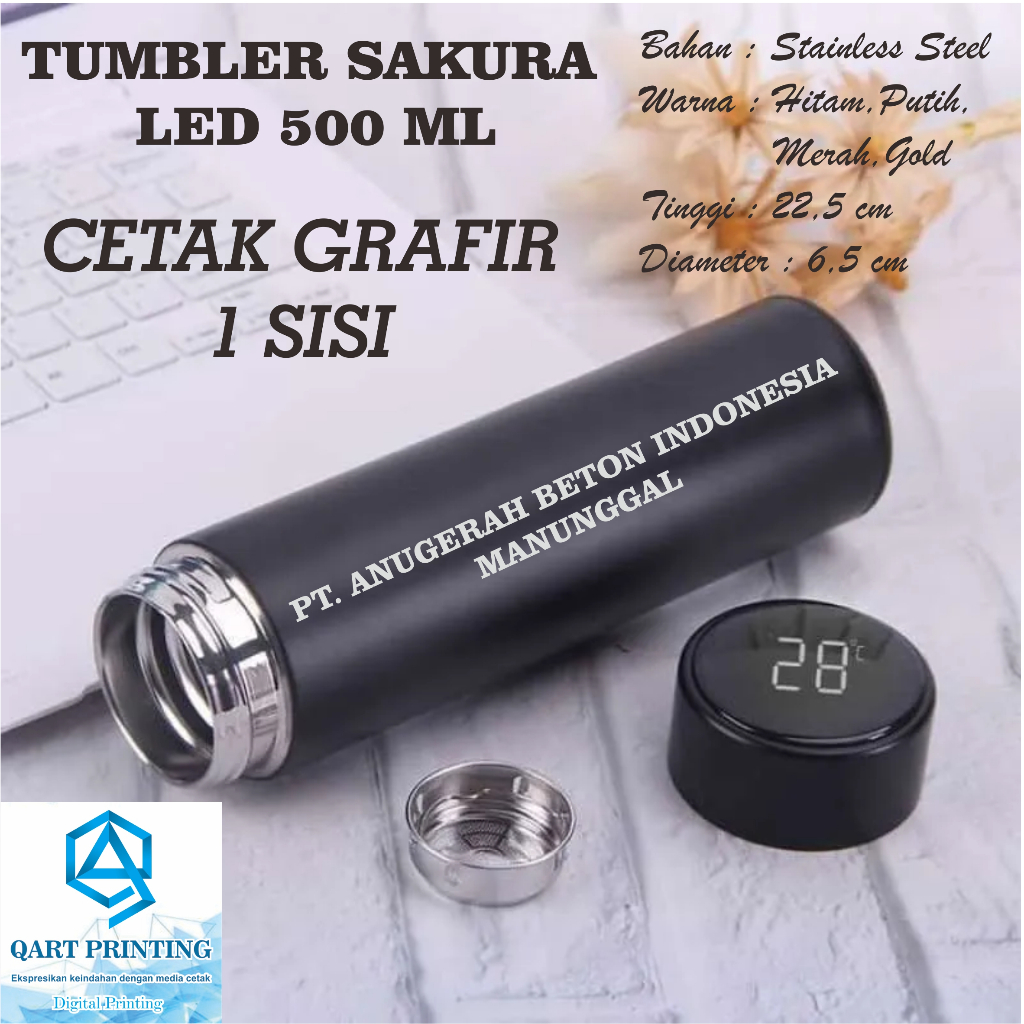 Jual TUMBLER SAKURA LED GRAFIR CUSTOM / TUMBLER SAKURA GRAFIR CUSTOM ...