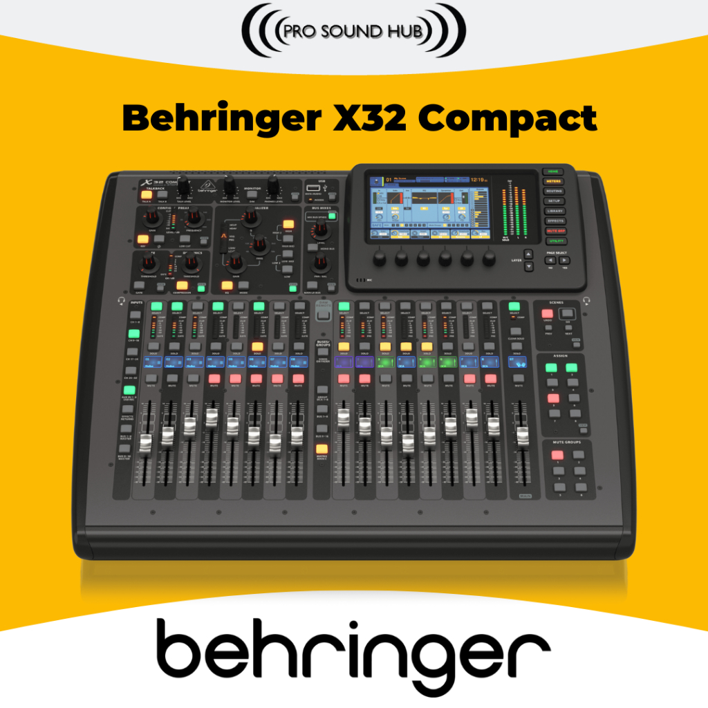 Jual Behringer X32 Compact X-32 X 32 Audio Mixer Digital Mixing Preamp ...