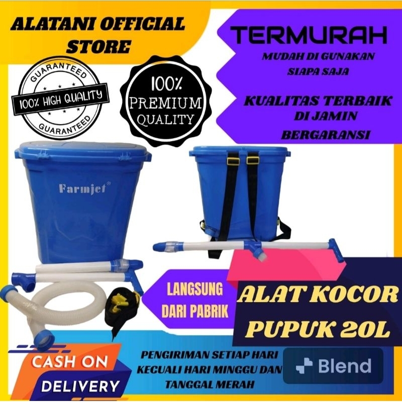 Jual Alat tabur kocor pupuk 20L (611) tangki granul auto fertilizer ...