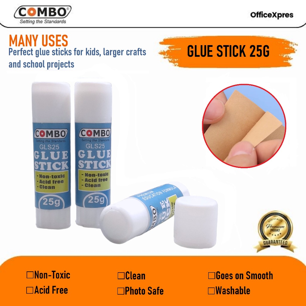 Jual Glue Stick 25Gr / Lem Stik Besar / Lem Kertas Putar / Washable ...