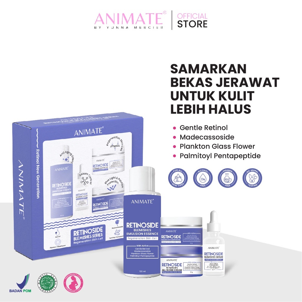 Jual ORIGINAL Animate Retinoside Series Regeneration Skin Cell by YUNNA ... Jual ORIGINAL Animate Retinoside Series Regeneration Skin Cell by YUNNA ...