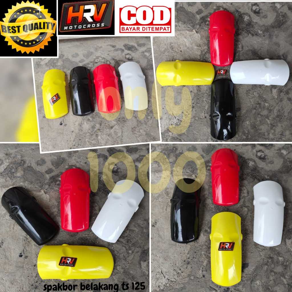 Jual SPAKBOR BELAKANG TS 125 SLEBOR REAR FENDER TS125 TRAIL SUPERMOTO ...