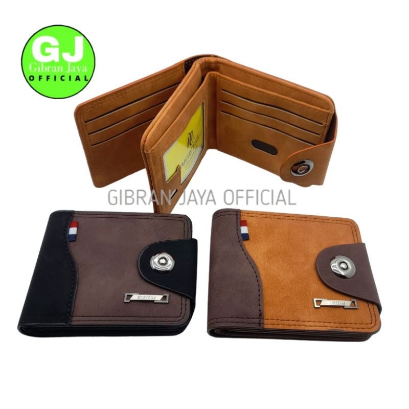 Jual DOMPET PRIA KULIT SINTETIS KOMBINASI MODEL KANCING | Shopee Indonesia