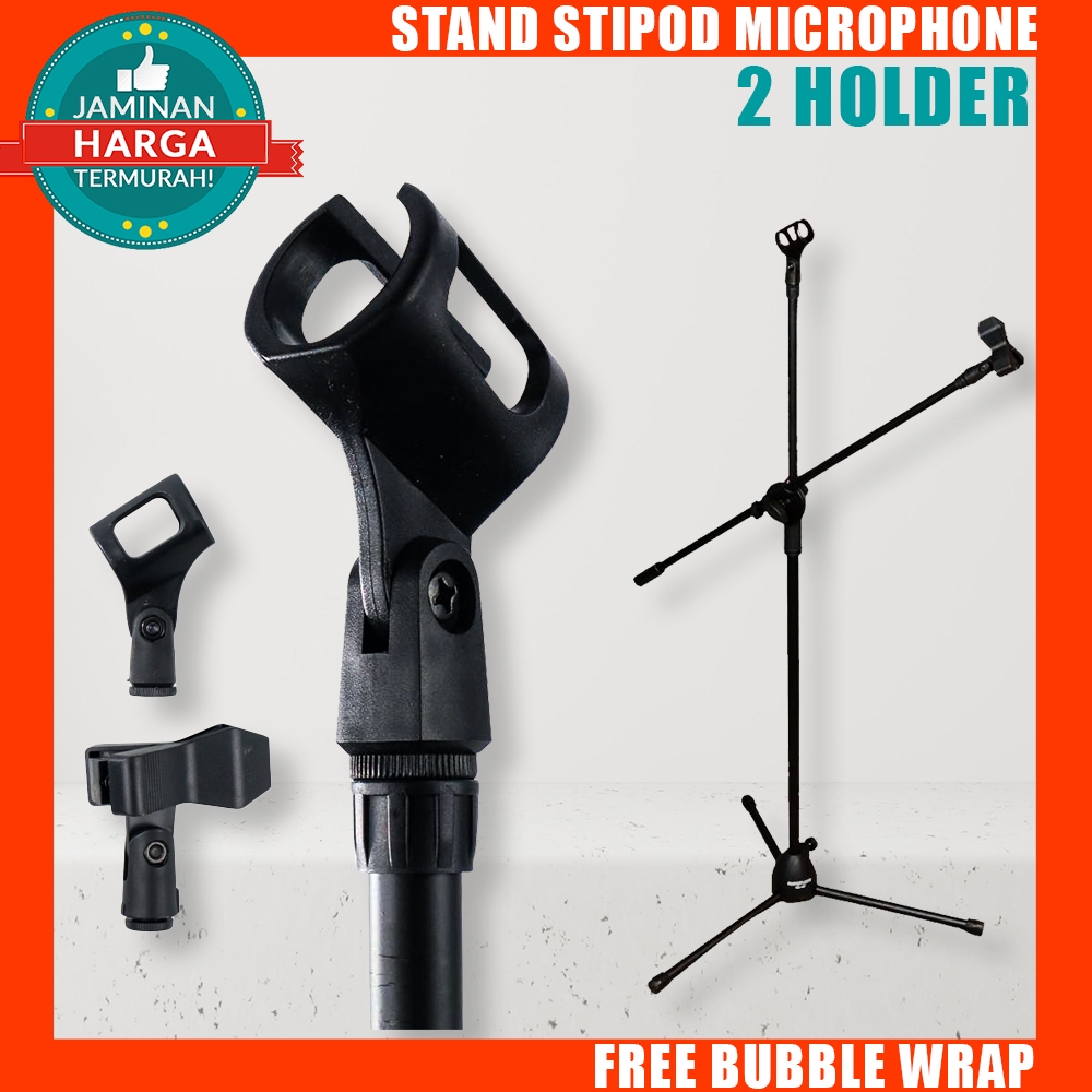 Jual Stand Microphone Mikrofon Tripod Mic 2in1 Tiang Tinggi Besar ...