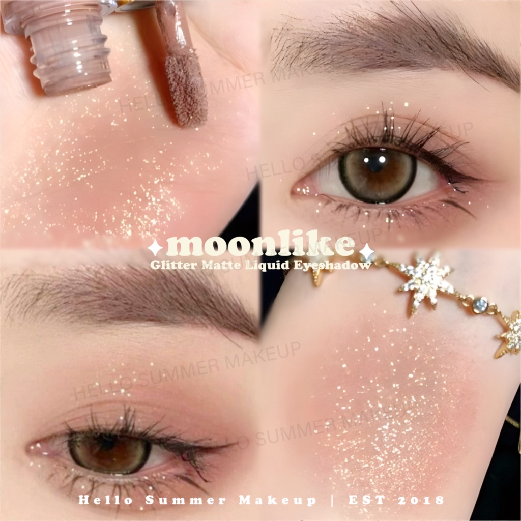 Jual MYHO Moonlike Liquid Eyeshadow Glitter Matte Easy To Use Korean Make Up 9g | Shopee Indonesia