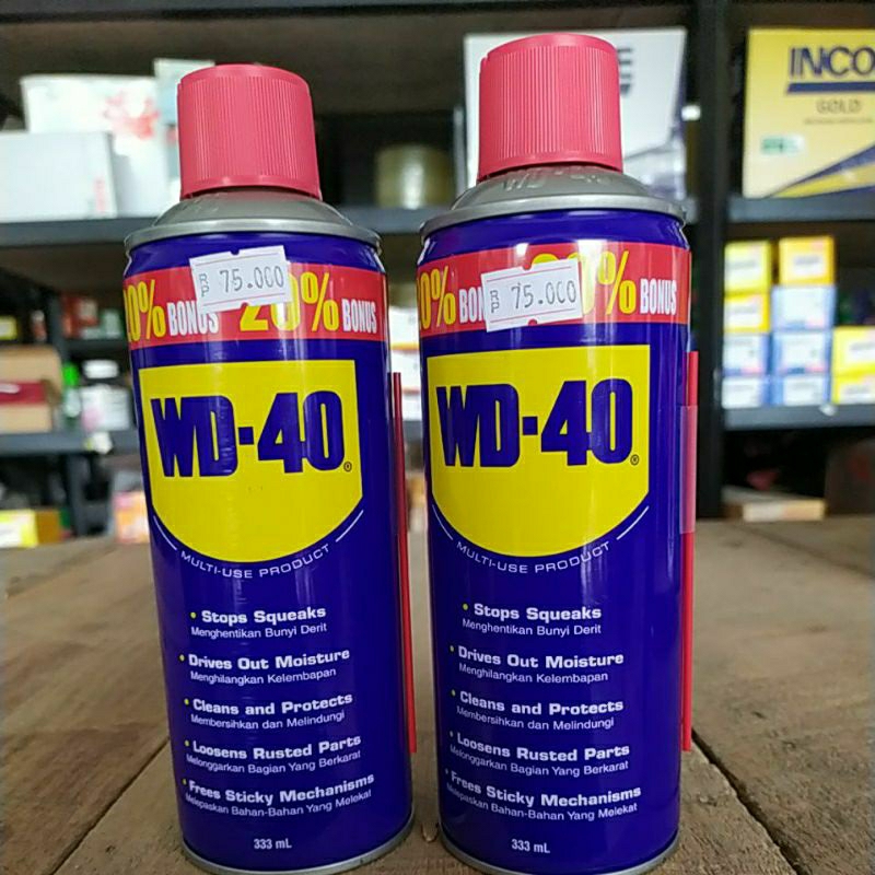 Jual WD40 Cairan Pelumas Anti Karat Semprot 333 ml | Shopee Indonesia