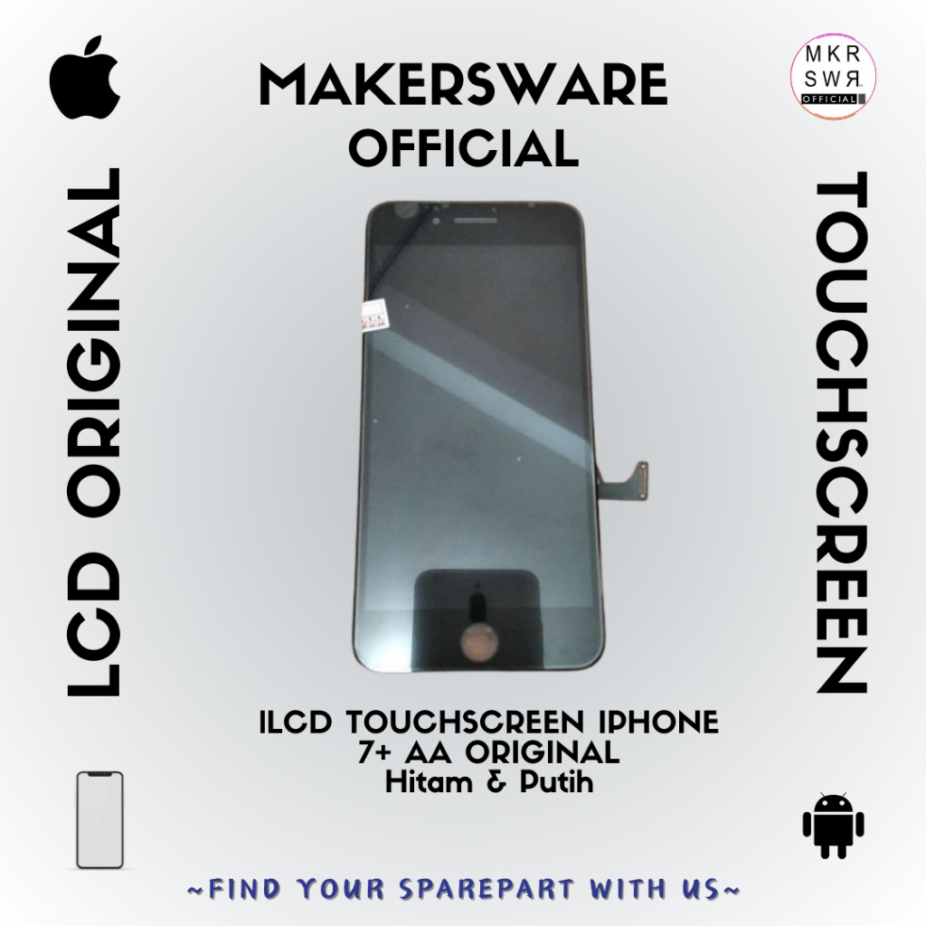 Jual LCD TOUCHSCREEN IPHONE 7 PLUS AA ORIGINAL | Shopee Indonesia
