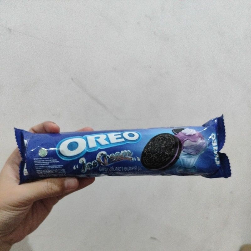 Jual biskuit Oreo ice cream rasa blueberry | Shopee Indonesia