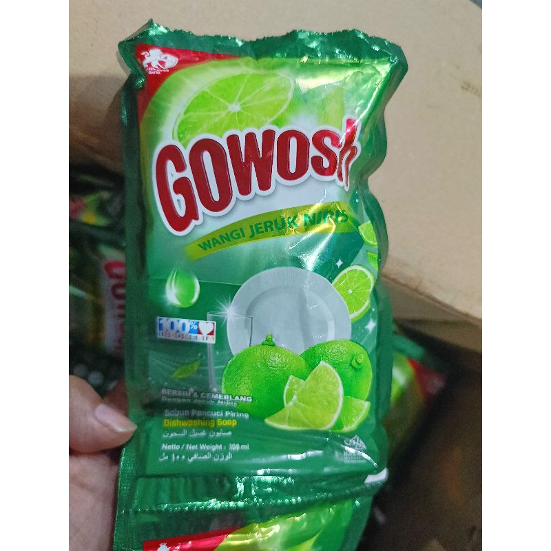 Jual Gowosh Sabun Pencuci Piring Sachet 100ml / Gowosh Renceng ...