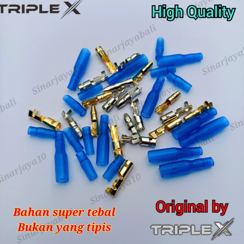 Jual skun bulat sekun lonjong motor mobil terminal silver putih kuning ...