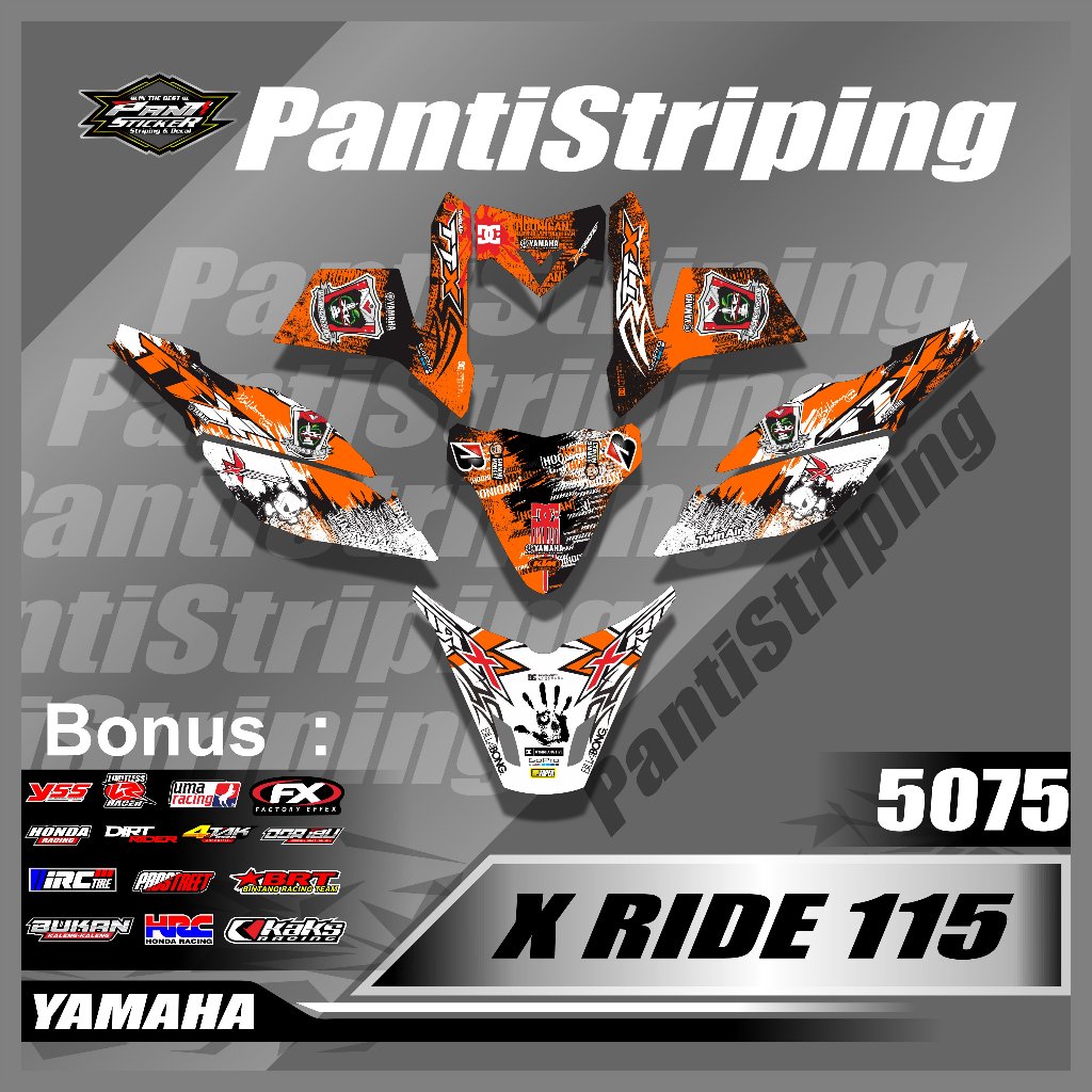 Jual Stiker Decal Yamaha X Ride 115 Full Body All Variasi- Striping ...