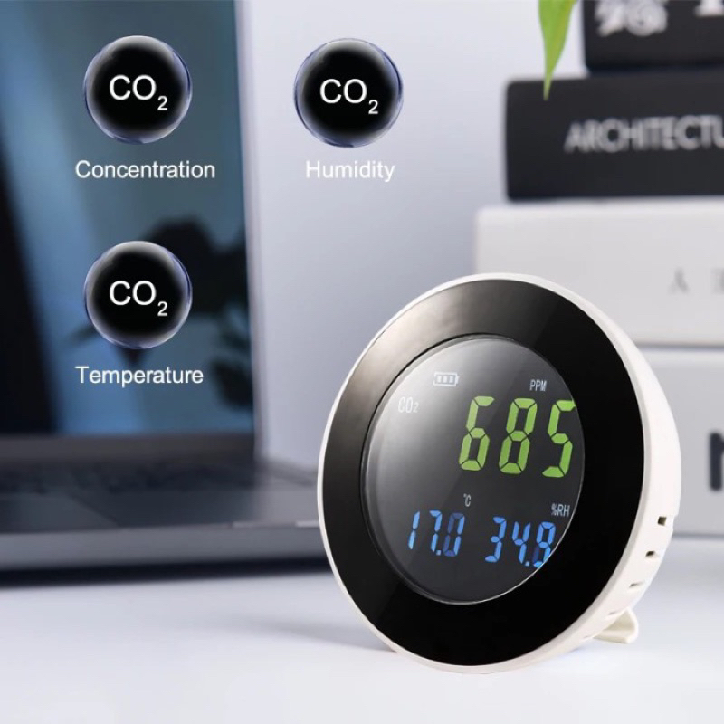 Jual HTI HT 501 Desktop CO2 Meter HT501 | Shopee Indonesia